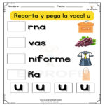 Actividades con la vocal U