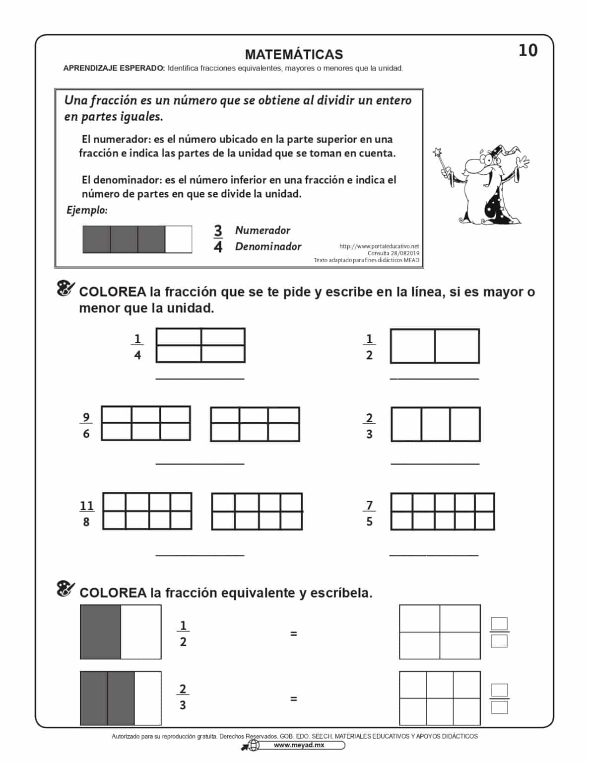 Cuadernillo de material didáctico 4° grado de primaria