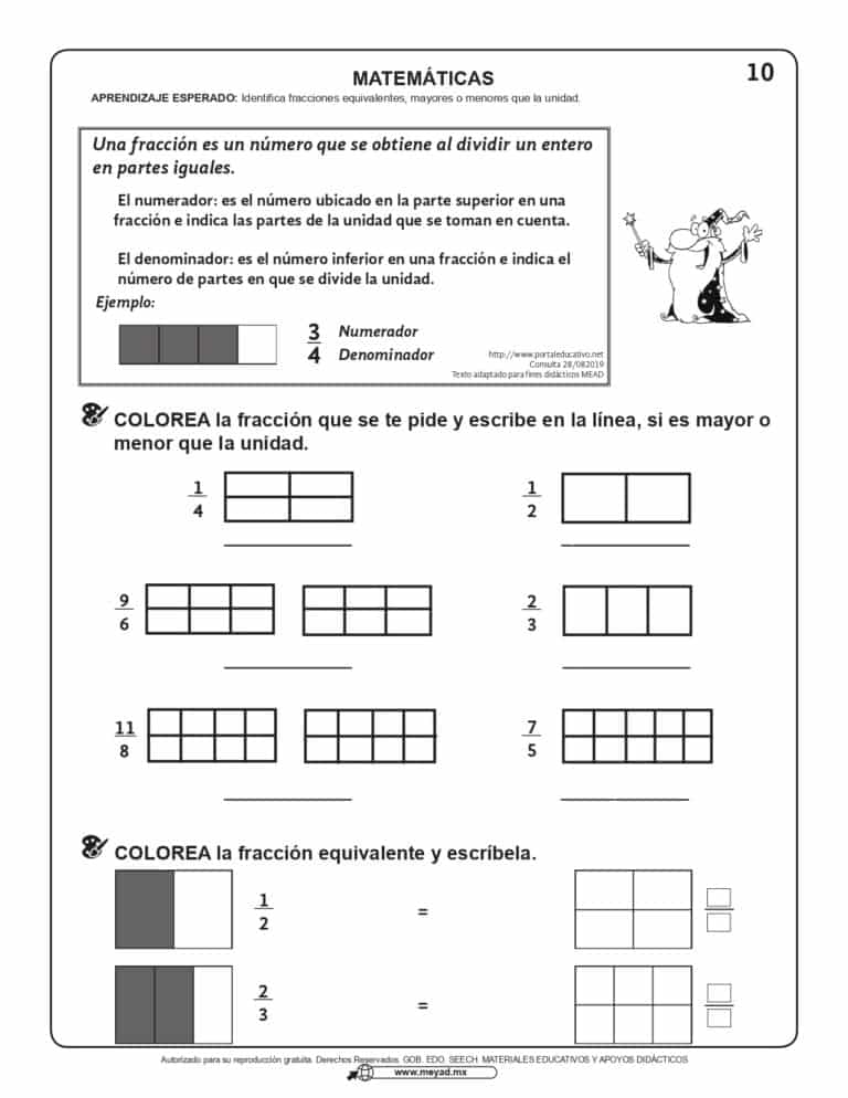 Cuadernillo de material didáctico 4° grado de primaria