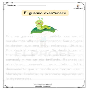 Cuadernillo cuentos cortos con letra imprenta para practicar escritura ...