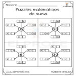 Puzzles matemáticos de suma