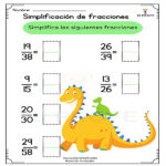 Ejercicios de simplificación de fracciones
